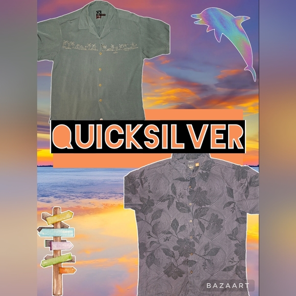 Quiksilver | Shirts | 2 Quicksilver Buttonup Shirts | Poshmark